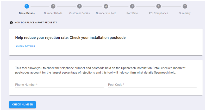 KBOP012 Creating a successful porting request